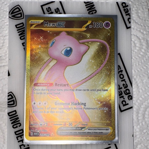 Pokemon | Toys | Pokemon Mew Ex Trading Card Pink And Gold | Poshmark